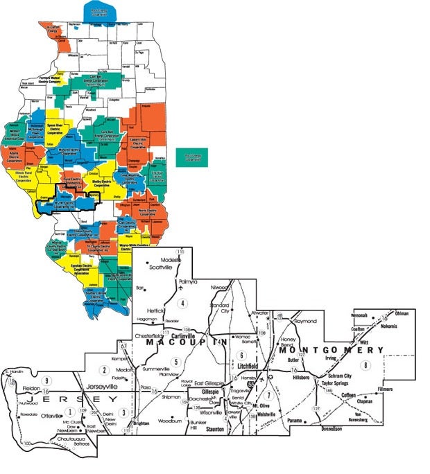 Where We Serve | MJM Electric Cooperative